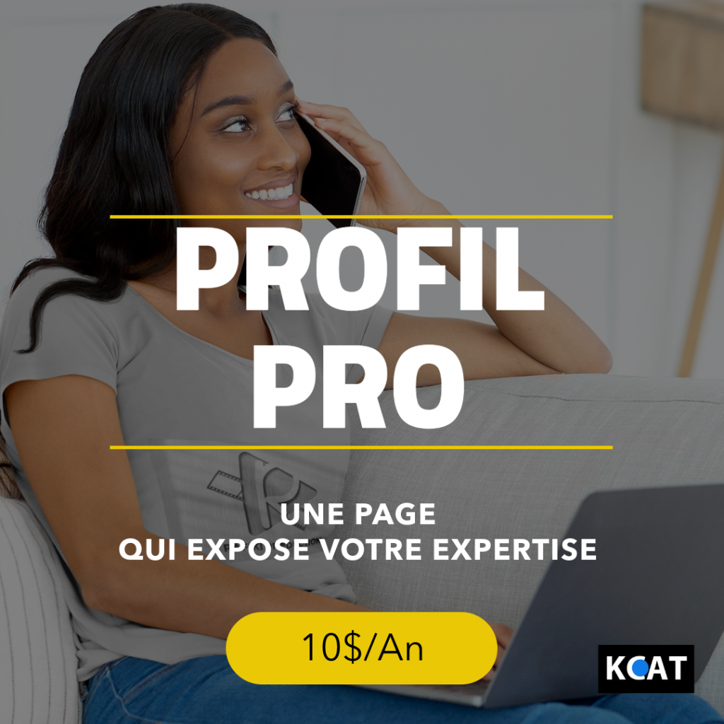 Profil Professionnel - KCATALOGUES